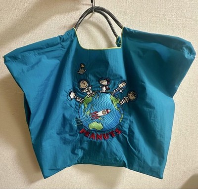 Ball & Chain Snoopy Eco Bag PEANUTS SNOOPY Astronaut Earth L Size Blue ...