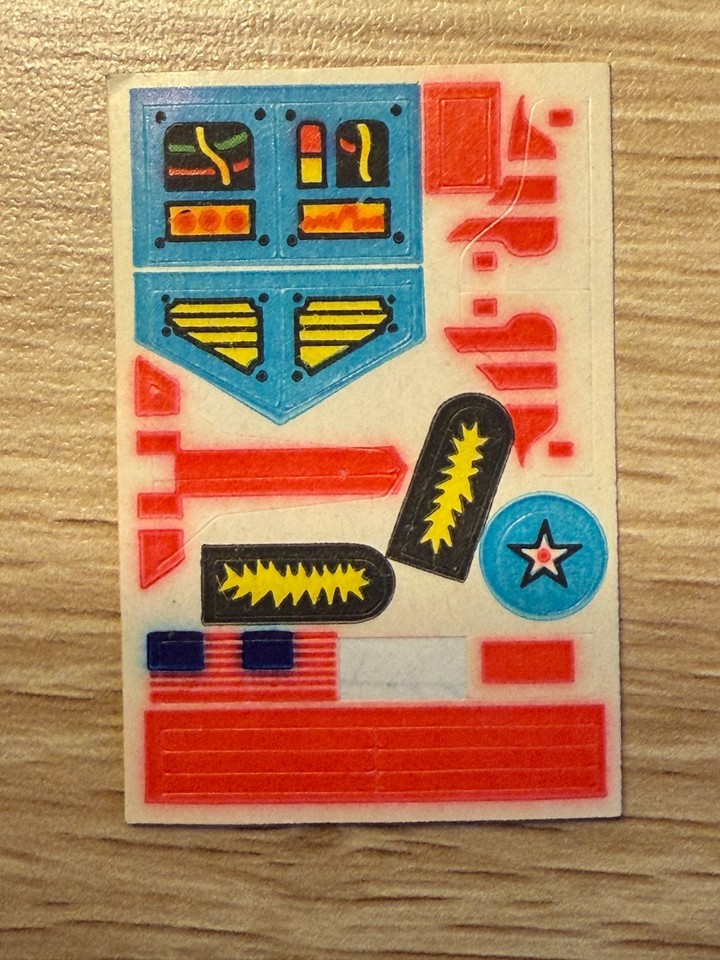 Vintage Kellogg's Cereal Premium Transformer StarBot Red Space Shuttle ...