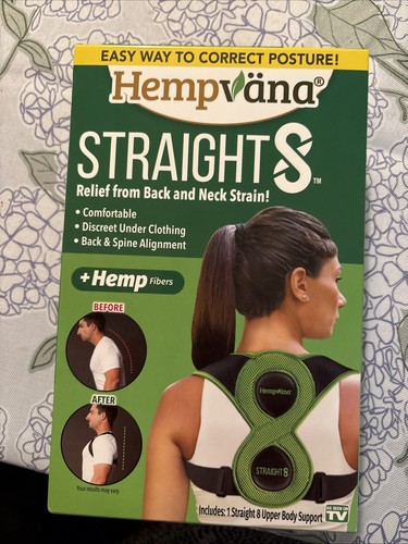 Hempvana Straight 8 Fully Adjustable Posture Support New 97298054082| eBay