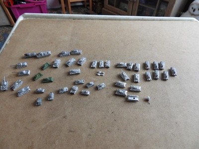 6mm 1/300 metal micro armour wargaming model vehicles WW2 russian tanks ...