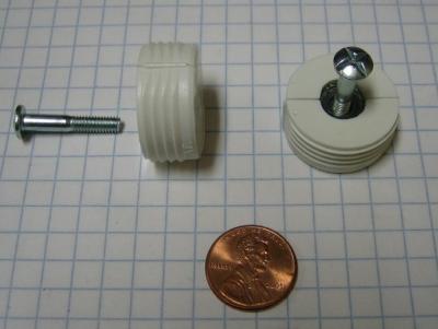 25mm DIAMETER PLASTIC DRAWER FRONT ADJUSTER WITH SCREW | eBay