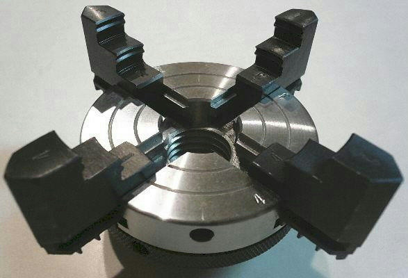 4-Jaw x 3" Self-Centering Lathe Scroll Chuck Fits 1-8 and 3/4-16 ...