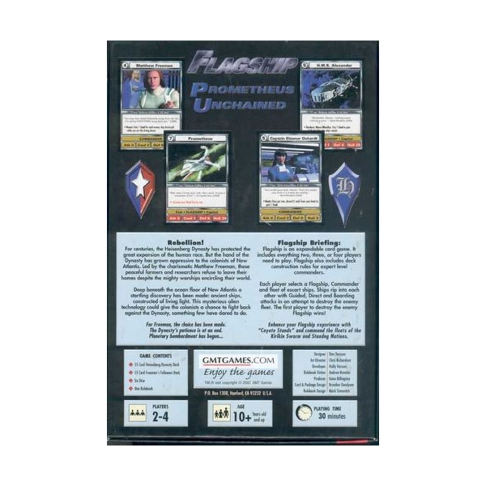 GMT Boardgame Flagship - Prometheus Unchained Box VG+/NM | eBay