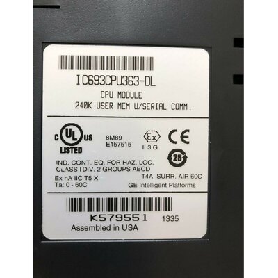 1PCS IC693CPU363-DL Used For GE fanuc CPU module Free Shipping | eBay