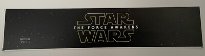 Star Wars The Force Awakens Movie Authentic Mylar Banner Poster Small 2 ...