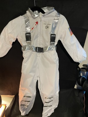 Halloween NASA Astronaut Halloween Costume Jumpsuit & Headpiece -Size 7 ...