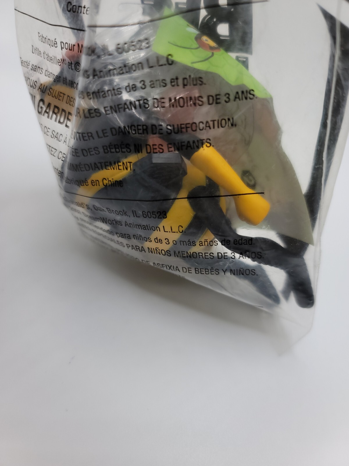 2007 Dreamworks Bee Movie POLLEN JOCK JACKSON McDonald's Happy Meal Toy ...