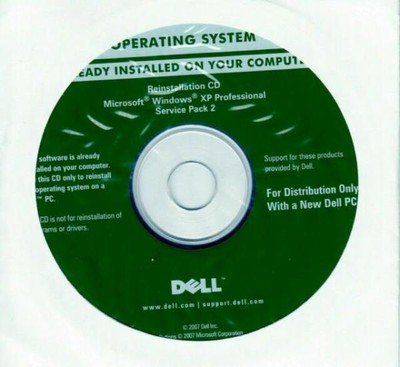 Microsoft Windows XP Professional with SP2 - Full Version (E85-02667 ...