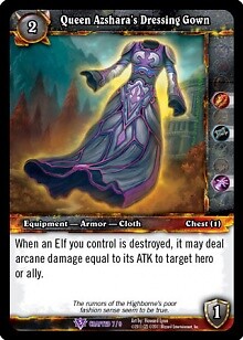 Queen Azshara's Dressing Gown - Crafted - World of Warcraft TCG | eBay