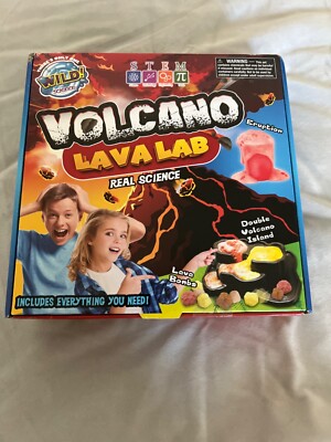 Volcano lava lab, double volcano island | eBay