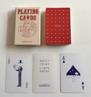 Vintage Nintendo Mikimoto Playing Cards Game Made In Japan c1972 ...
