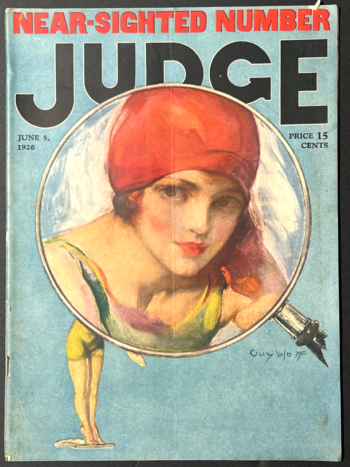 Complete JUDGE Magazine - June 1926 - ART DECO BATHING BEAUTY Cover by ...