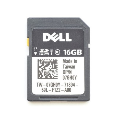 Dell 7GH0Y 16GB iDRAC vFlash C10 SDHC SD Card Module 13 Gen R630 R730 ...