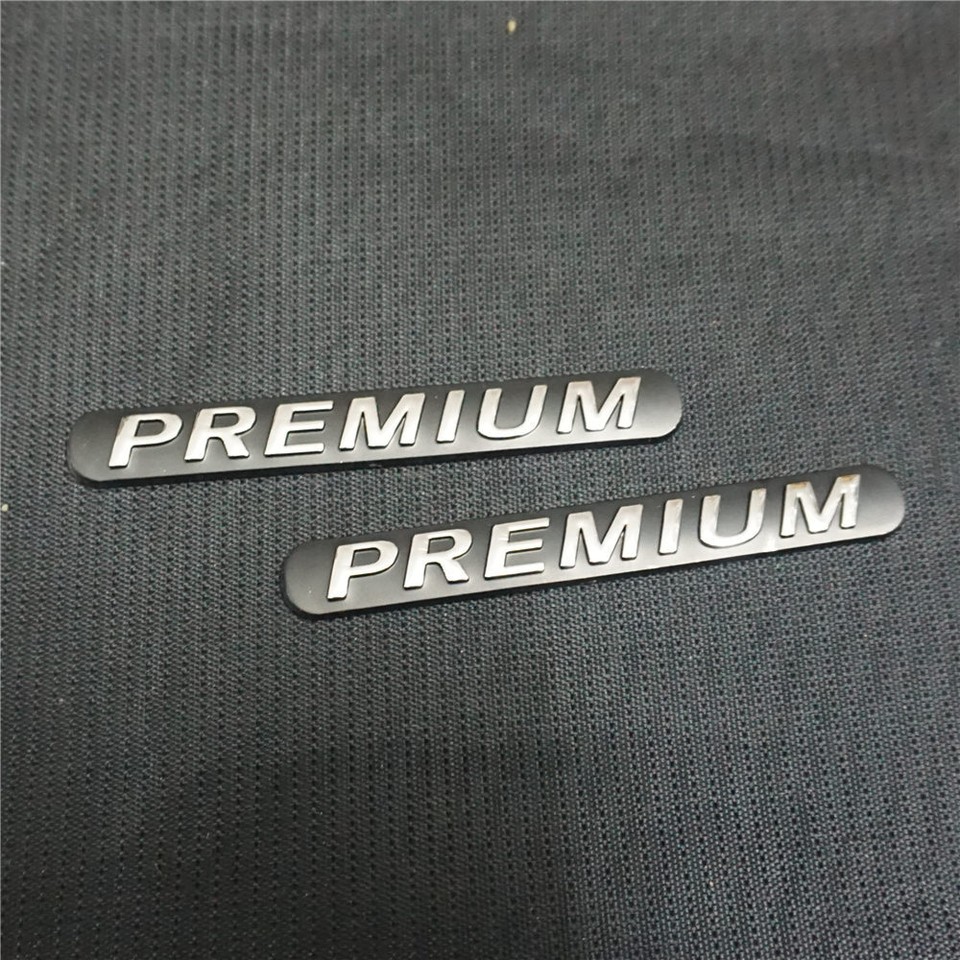 1x Black PREMIUM Plastic Sticker Badge Decal Emblem Car 3D Engine ...