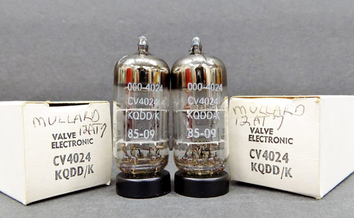 Perfect Matched Pair of N.O.S Mullard CV4024 KQDD/K M8162 Military ...