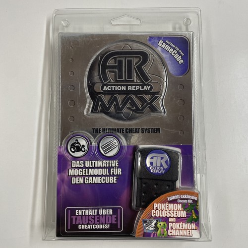 NEUF NEW action replay MAX gamecube nintendo GC blister rigide code ...