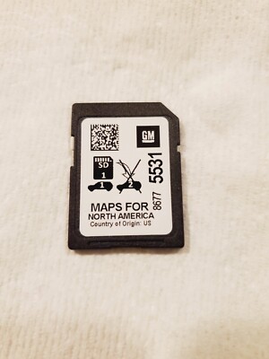 2018-2024 CHEVY GMC CADILLAC NAVIGATION SD CARD 8677 5531 FACTORY GM ...