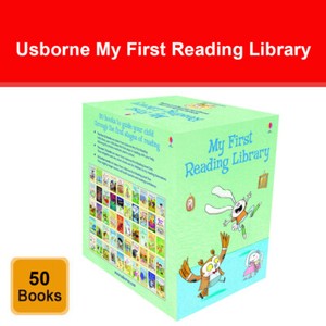 Usborne My First Reading Library Collection 50 Books Box Set Reading ...