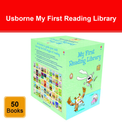 Usborne My First Reading Library Collection 50 Books Box Set Reading ...