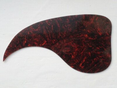 Acoustic Guitar Pickguard Scratchplate 'dark red tortoise' Gibson J-45/ ...