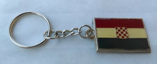 Croatian flag, blason, coat of arms, vintage keychains Šahovnica ...