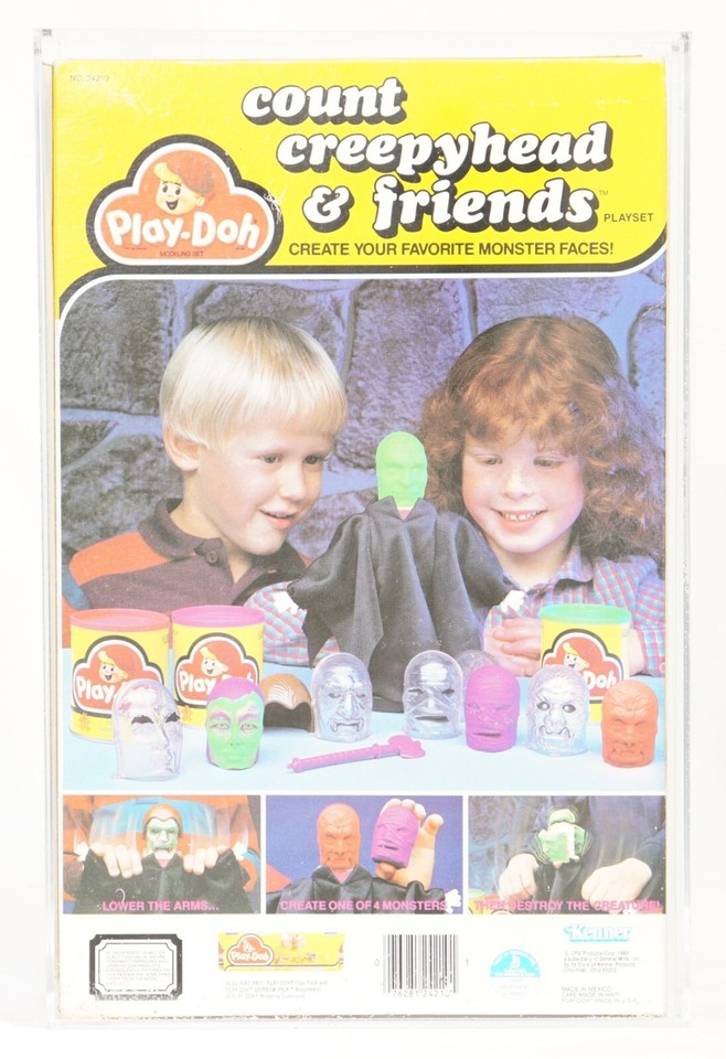 Kenner Count Creepyhead And Friends Play Doh 1984 New SEALED CAS 85 ...