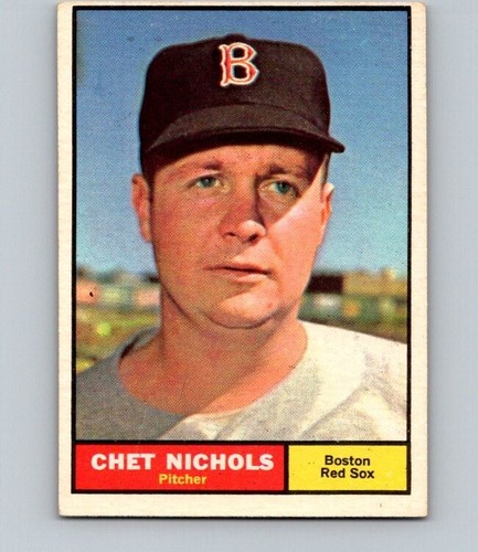 1961 TOPPS BASEBALL #301 CHET NICHOLS NRMT ND | eBay