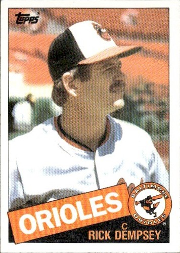 1985 Topps #521 Rick Dempsey Baltimore Orioles Baseball | eBay