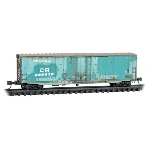 Conrail 50' Standard Box Car w/8' Plug Door Weathered MTL #183 46 010 N ...