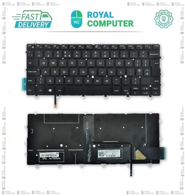 NEW DELL XPS 13 9370 9380 7390 9305 UK BACKLIT KEYBOARD 82FHM 082FHM | eBay
