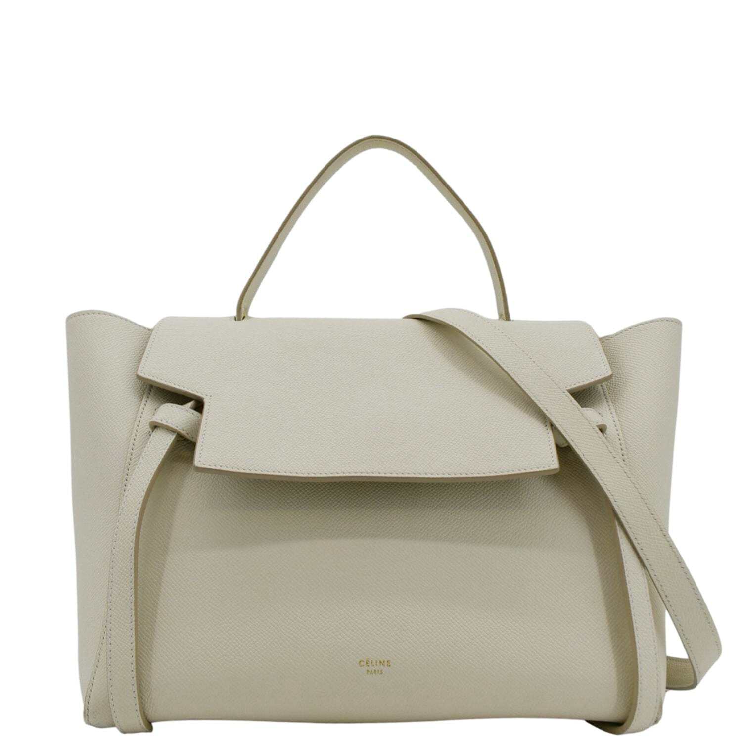 CELINE Mini Belt Grained Calfskin Leather Shoulder Ba… - Gem
