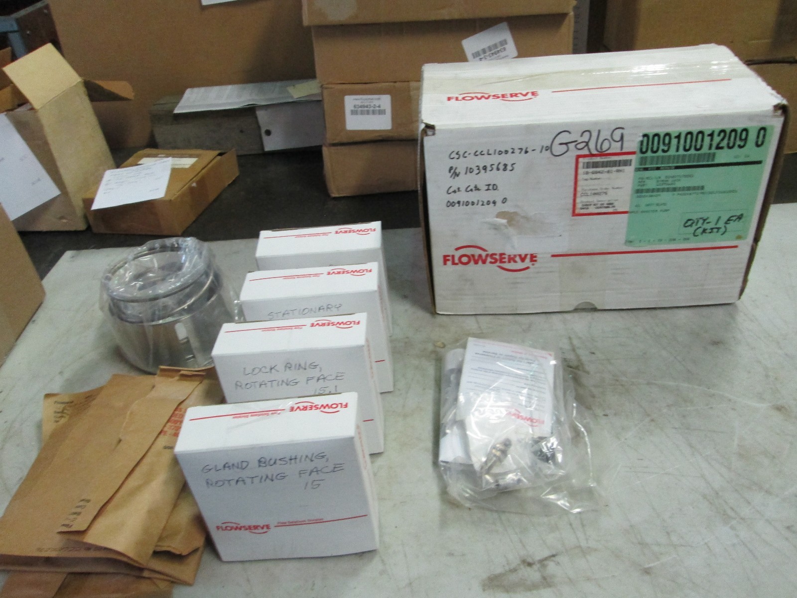 Flowserve Bryon Jack Seal Repair Kit P/N: 10395685 For HPCI Booster ...