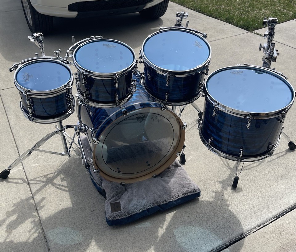 Drum Set w/ 20” Bass Drum (727 Drums) | eBay