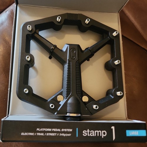 Crankbrothers MTB Pedals Stamp 1 Gen 2 Large Black | eBay