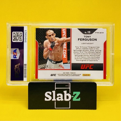 2021 UFC Prizm TONY FERGUSON /8 LUCKY ENVELOPPE Premium Box Set #119 ...