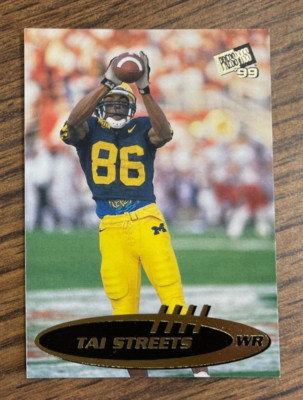 1999 Press Pass Card # 29 Tai Streets - University of Michigan | eBay