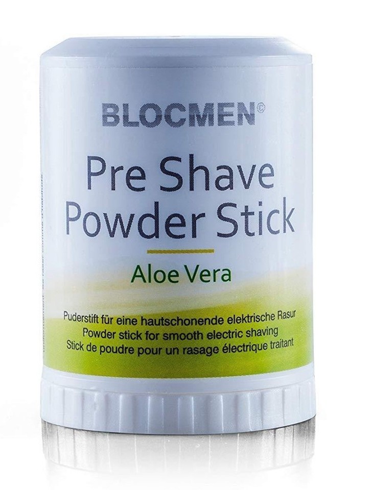 GENUINE BLOCMEN ALOE VERA PRE-SHAVE POWDER STICK x 1 (60g) REPLACED BY ...