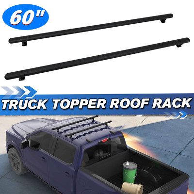 60" Adjustable Pickup Truck Topper Ladder Roof Rack Camper Shell for ...
