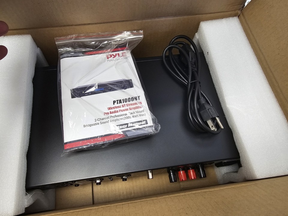 Pyle Bluetooth Pro Audio Power Amplifier-2000 Watt 2-Channel Pro Audio ...