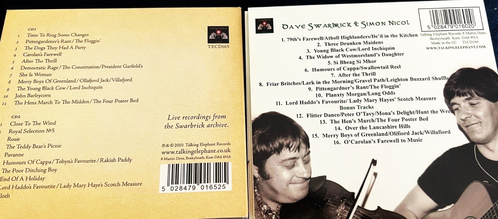 Dave Swarbrick & Simon Nicol When We Were Very Young 2CDs & In the Club ...