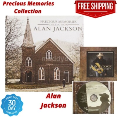 2 Pieces Set CD Precious Memories Collection Alan Jackson Church Hymn ...