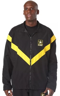 Official US Army APFU Jacket Black & Yellow Adult Medium/Long M/L NEW ...
