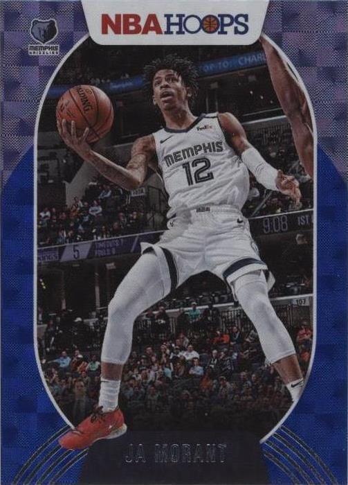 2020-21 Panini NBA Hoops - Ja Morant #120 Hyper Blue for sale online | eBay