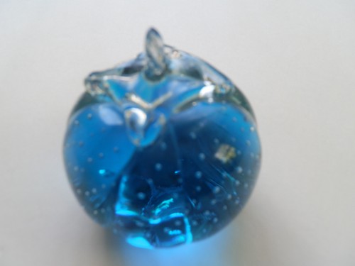 COLLECTIBLE PAPERWEIGHT"PIERPOINT" Tomato Style (Blue) JS | eBay