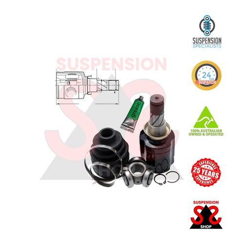 Front Axle Cv Joint Kit, Drive Shaft Suit MITSUBISHI Colt 1.5 Ralliart ...