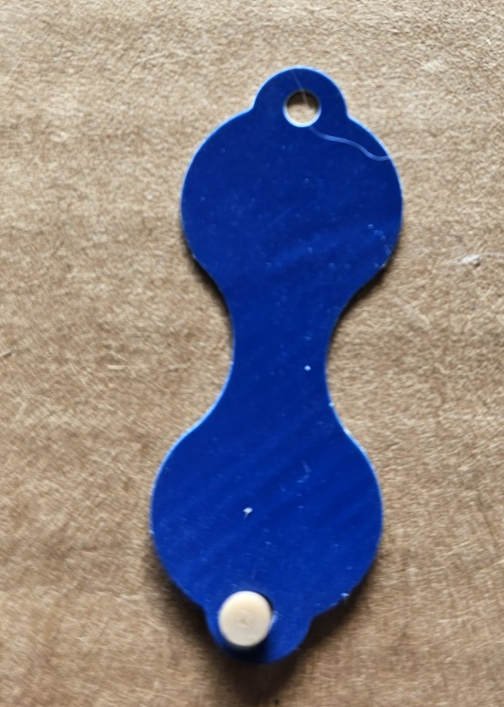 VTG Arch Crown Royal Blue Plastic Button Jewelry Tags -for Rings -Batch ...