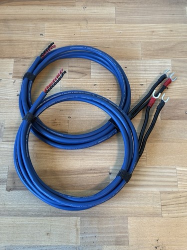 AudioQuest Type 4 Speaker Cable AQ Spades on Amp End - You Pick Speaker End 9ft | eBay