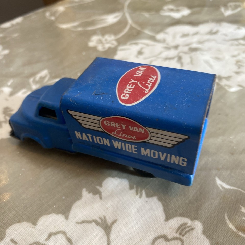 Very Rare 1950s Wells Brimtoy nation wide moving Tin Plastic Toy VGC ...