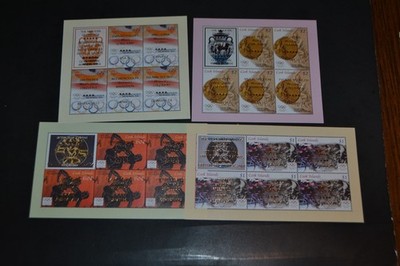 COOK ISLANDS SCOTT #1266-1269 ATHENS OLYPMICS SHEETS INSCRIBED MNH SET ...