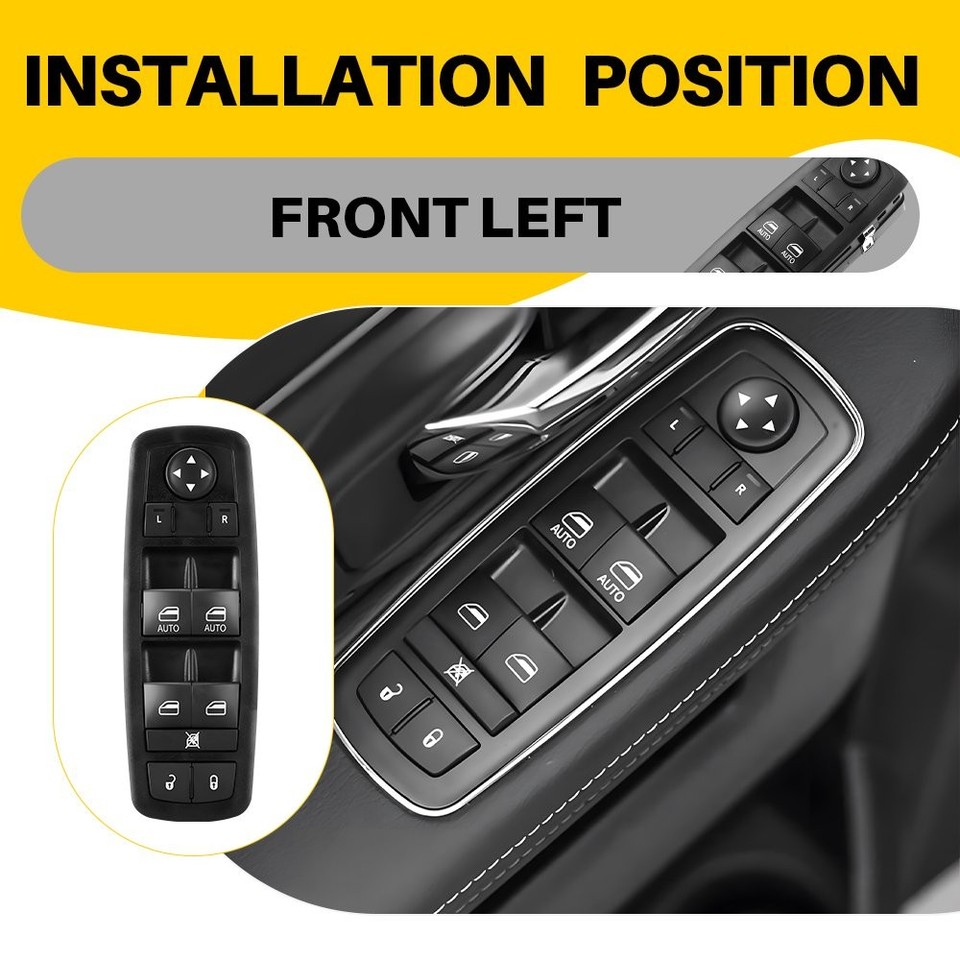 For Jeep 2014-2017 Cherokee Front Left Master Power Window Switch ...